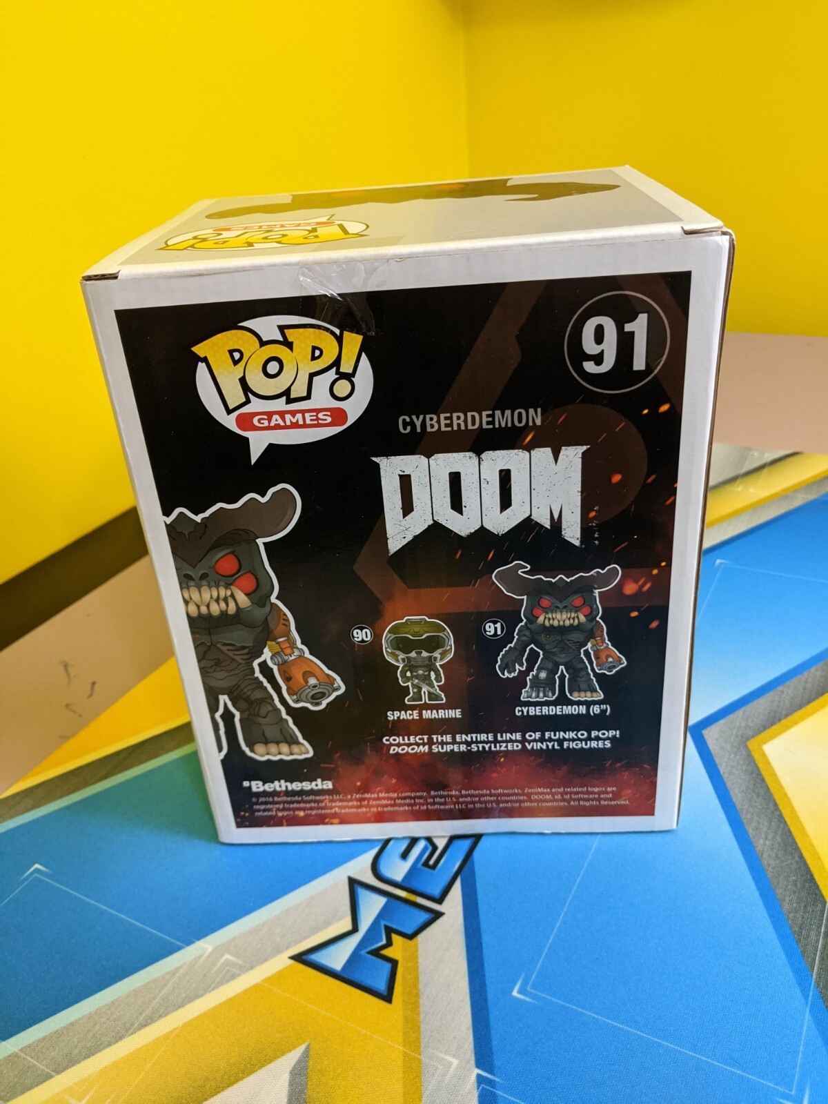 DOOM Cyberdemon 6" Vinyl Super Sized Figure - #91 - Funko Pop Games ...