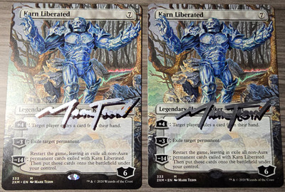Karn Liberated x2 (Shadow Signed by Artist) Magic the Gathering MTG! | eBay