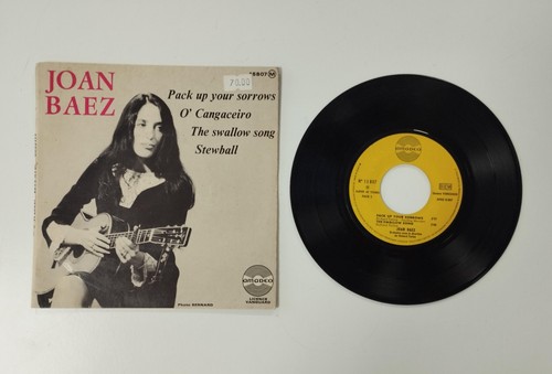 JOAN BAEZ Pack up your sorrows, The swallow song, Disque 45T 7" Vinyle ...