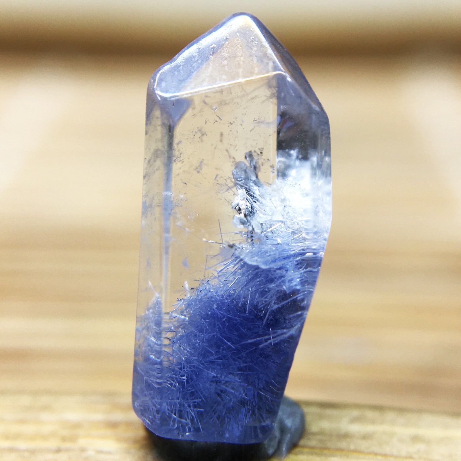 2.4Ct Very Rare NATURAL Beautiful Blue Dumortierite Quartz Crystal ...