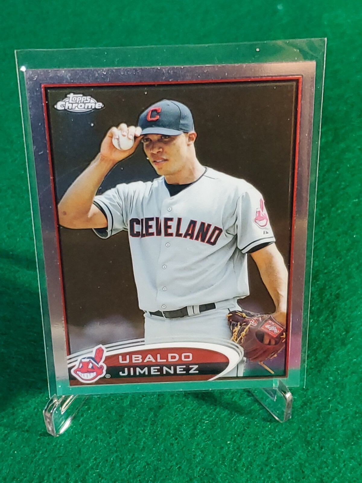 2012 Topps Chrome Cleveland Indians Baseball Card #65 Ubaldo Jimenez | eBay