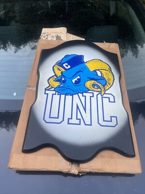 Vintage UNC Tar Heels "Rameses" Wall Plaque 1970s--90s Great Design ...