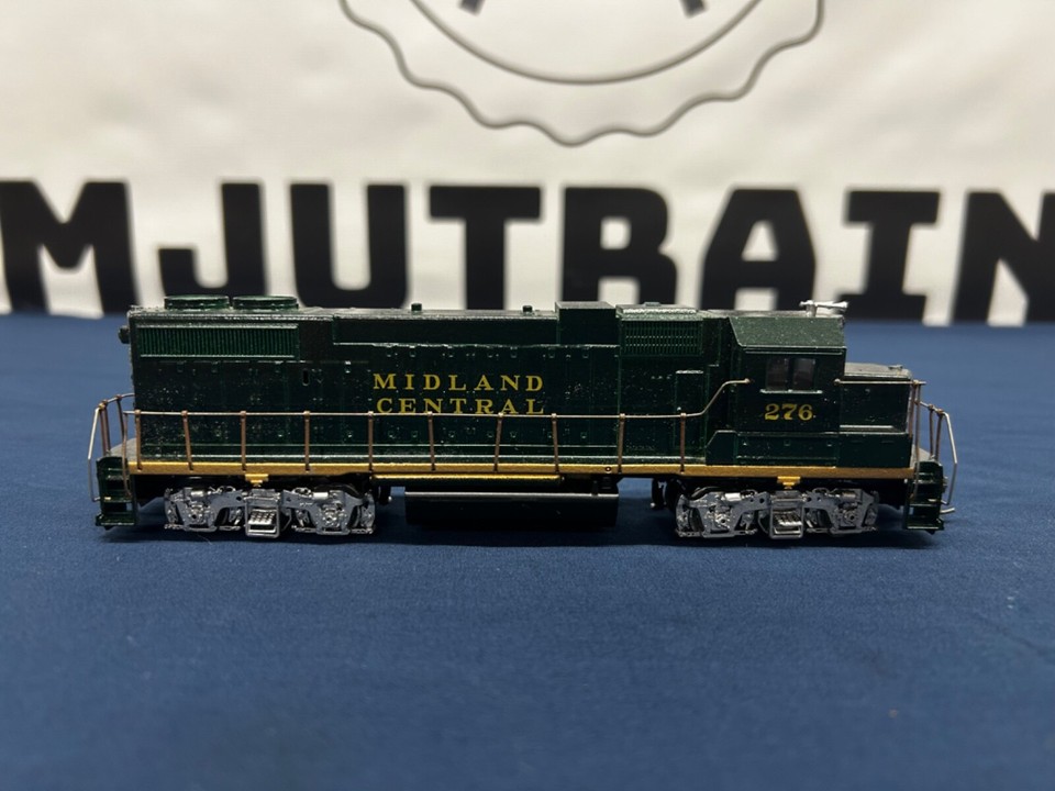 Athearn HO Custom Midland Central #276 GP38-2 Diesel Engine DC NO BOX ...