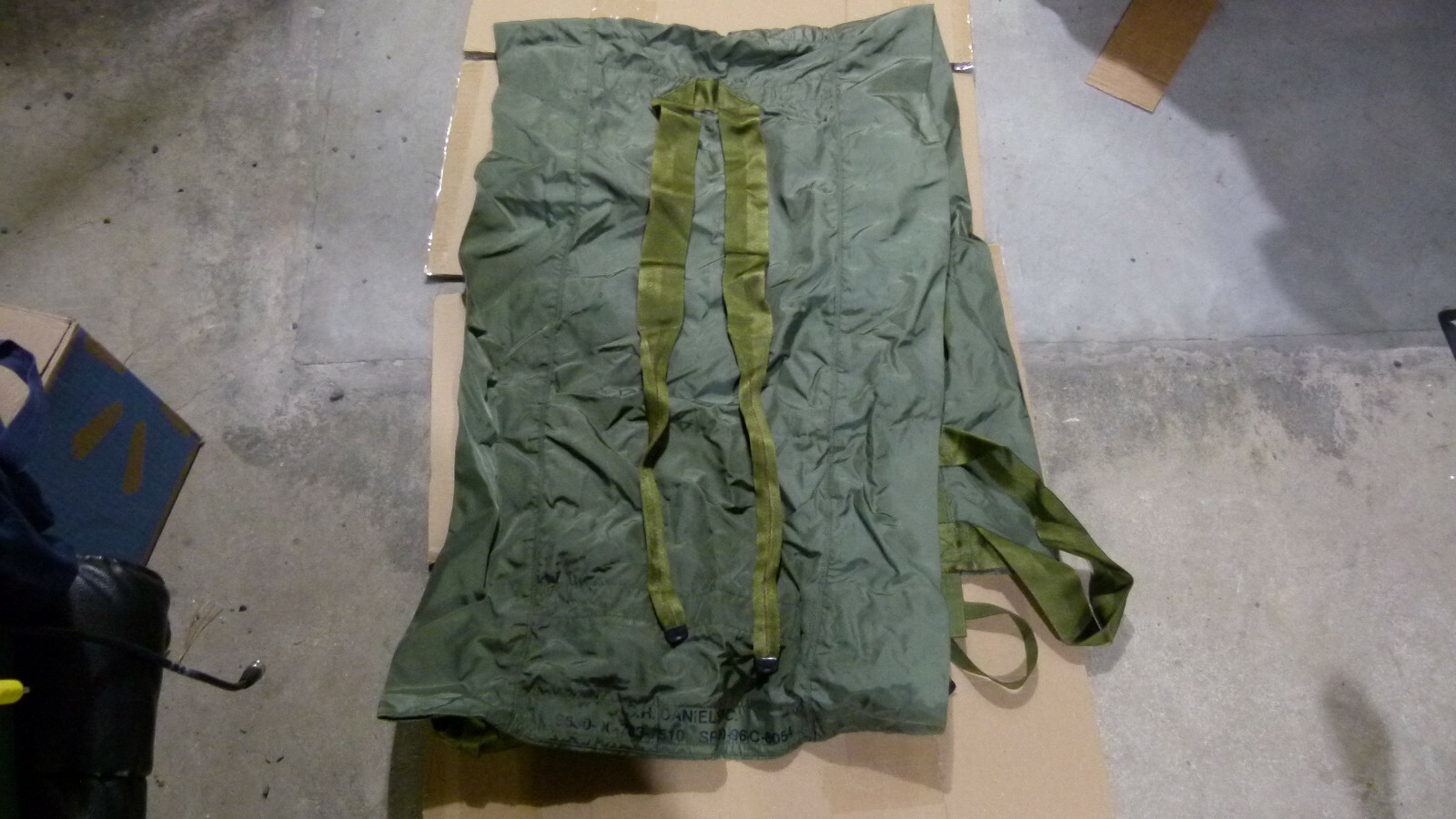 Nonrigid Poleless Litter Khaki Green Military Equipment NSN: 6530-00 ...