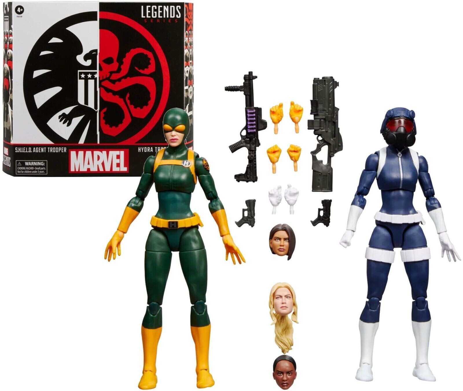 Marvel Legends SHIELD Agent Trooper and Hydra Trooper 2-Pack Figure New ...