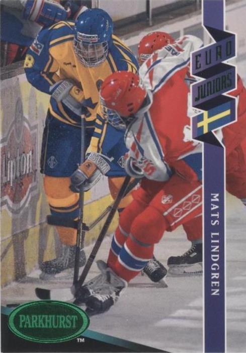 1993-94 Parkhurst - Mats Lindgren #534 Emerald Ice (RC) for sale online ...