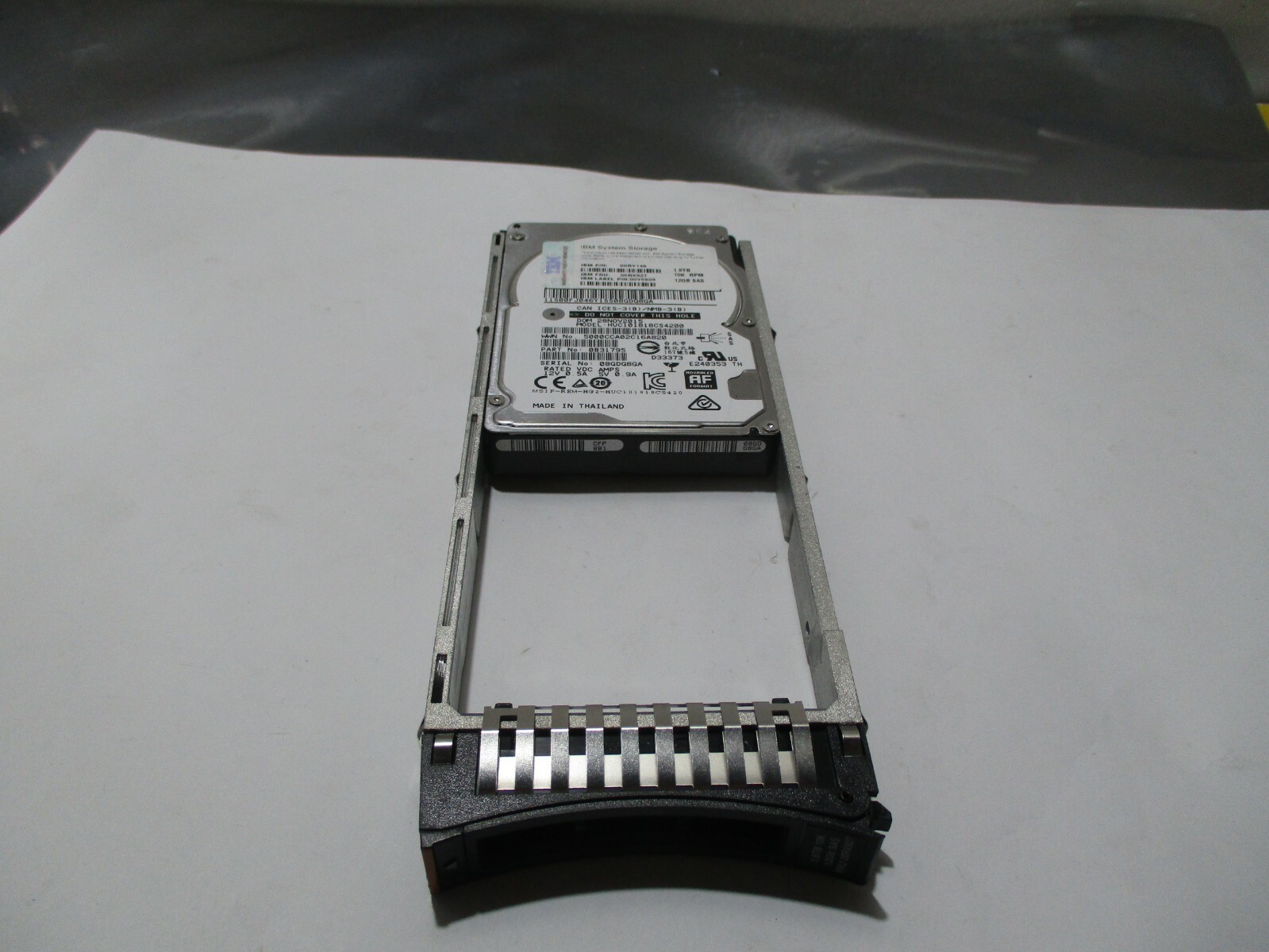 IBM 00RX927 1.8TB 10K 12GB 2.5" SAS HDD 00RY148 00Y5909 V3700 6099-24E ...