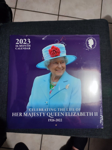 CALENDRIER/CALENDAR*QUEEN ELIZABETH II-INCLUS 16 MOIS --NEUF REINE ...