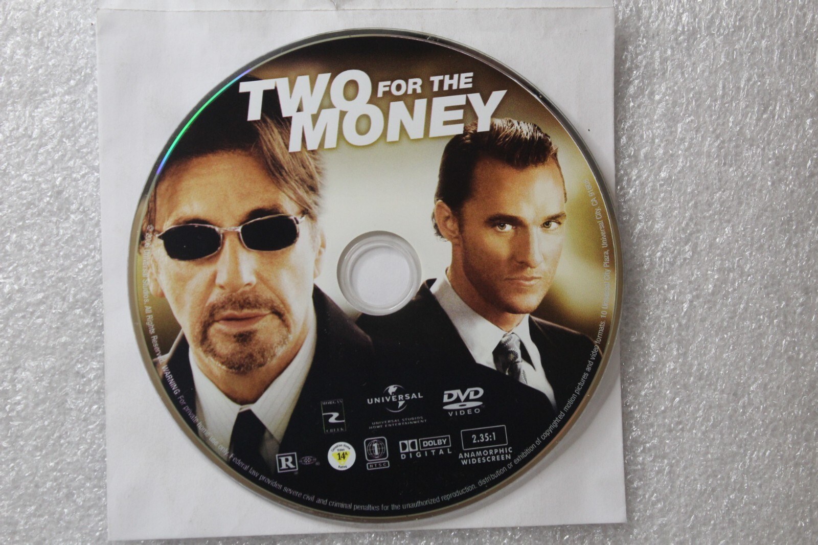 Two for the Money (DVD, 2005) 43396509603| eBay