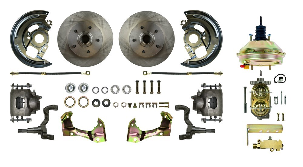 Brake Conversion Kit-3-Stud Booster Power Disc Conversion fits 1962 ...