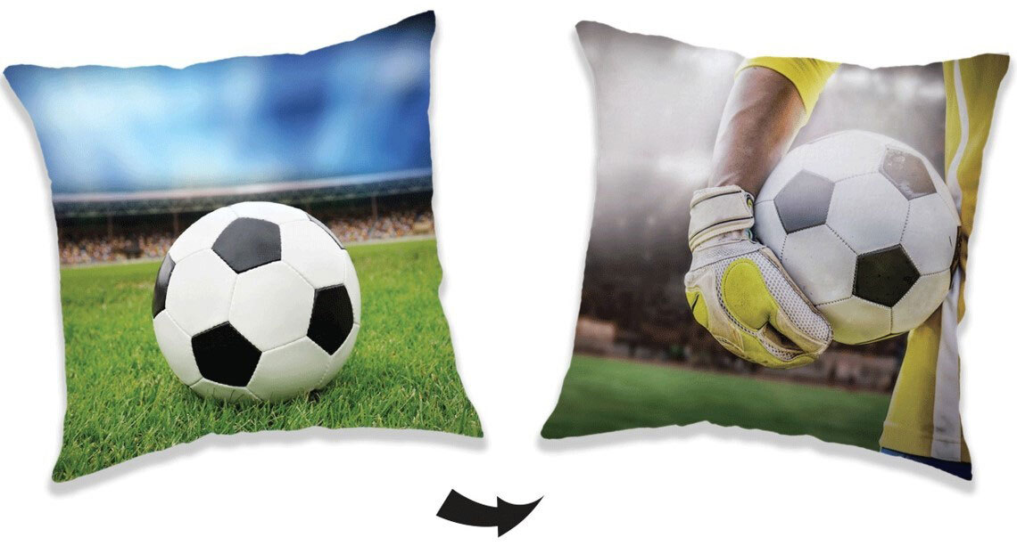 Filled Cushion Football Cushions Cover with Insert Pad Ideal Gift ...