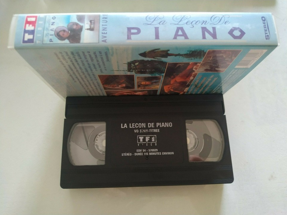 The Piano Lesson Holly Hunter Harvey Keitel VHS Tape V.O. French ...