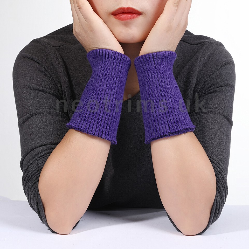 Rib Knit Cuffs Pair,Tubular Ribbing Seamless Cuffing Fabric ReVamp ...