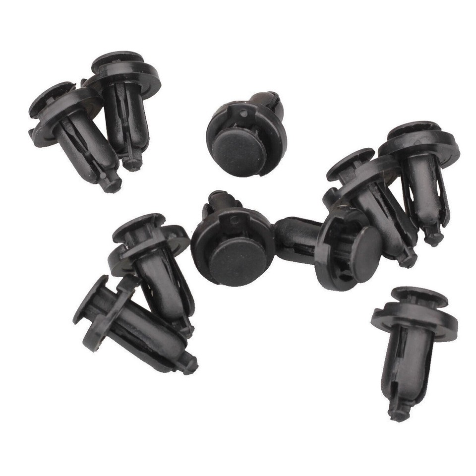 100x Clips Fastener Bumper Fender Retainer for 10mm Honda Element Pilot ...