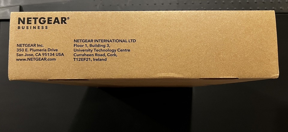 NETGEAR 10GbE 16 Port Managed Ethernet Switch M4300-8X8F XSM4316S100NES ...