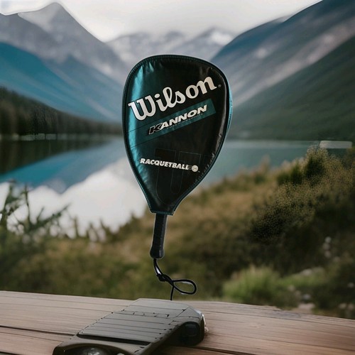 Wilson Kannon Fused Graphite Racquetball Racquet with cover | eBay