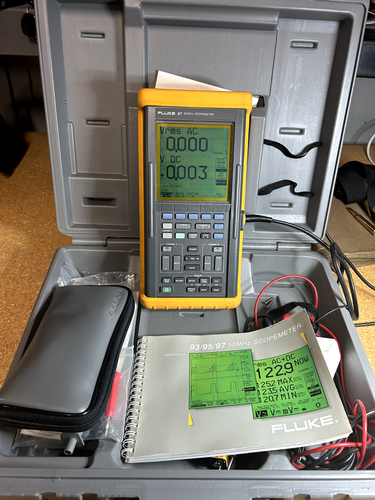 Fluke 97 Auto Scopemeter Dual Trace 50 MHz Handheld Oscilloscope | eBay