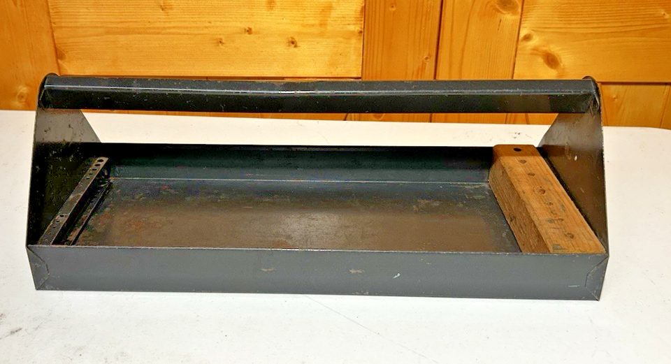 1950’s Vintage Crown Logo Craftsman Toolbox with Aluminum Handle & Deep ...