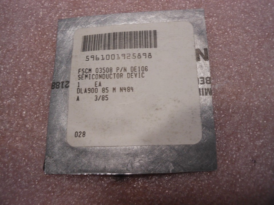GE DIODE PART # DE106 NSN: 5961-00-192-5898 | eBay