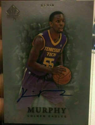 Kevin Murphy Tennessee Tech Basketball Upperdeck SP Rookie autograph ...
