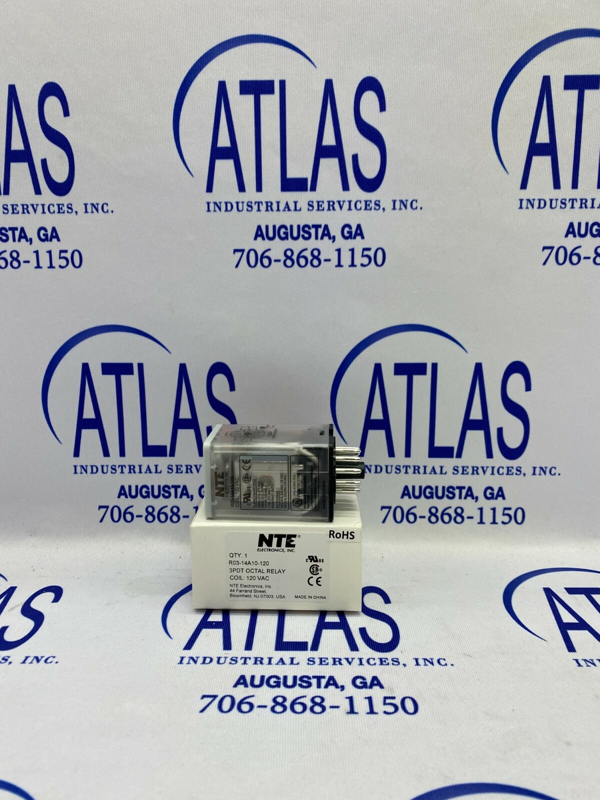 NTE R03-14A10-120 RELAY-10AMP-3PDT 120VAC 11-PIN OCTAL FULL FEATURED ...