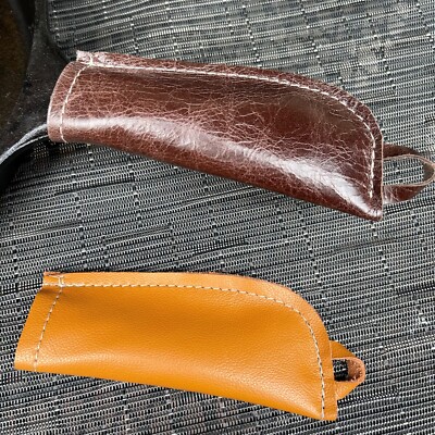 USA Handmade LEATHER Cast Iron Pot Pan Skillet Handle Sleeve Cover Pair ...