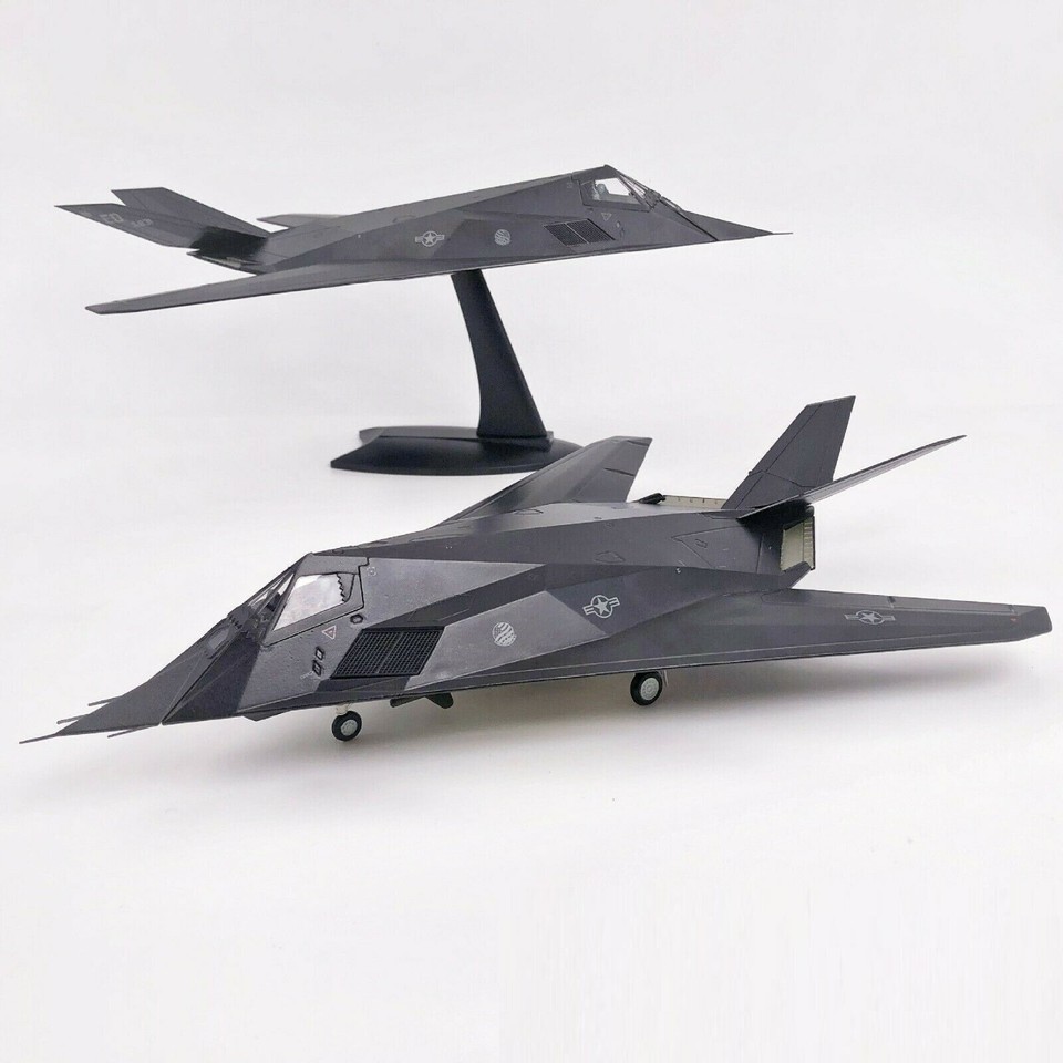 1/72 F117 Attack Aircraft Nighthawk Model Diecast Airplane Military ...