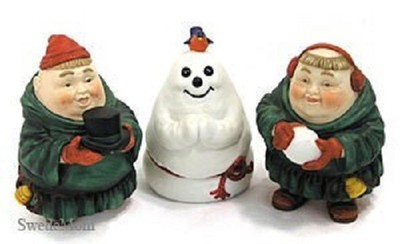 Dept 56 Merry Makers Seymore, Seigfried and the Snowman #93653 MIB | eBay