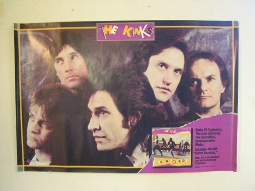 The Kinks Poster Band Shot Looking State Old | eBay