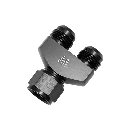 6Pcs Y Block Adapter Fitting -12AN Female To Parallel Exit Dual 12 AN Male -Hot! | eBay