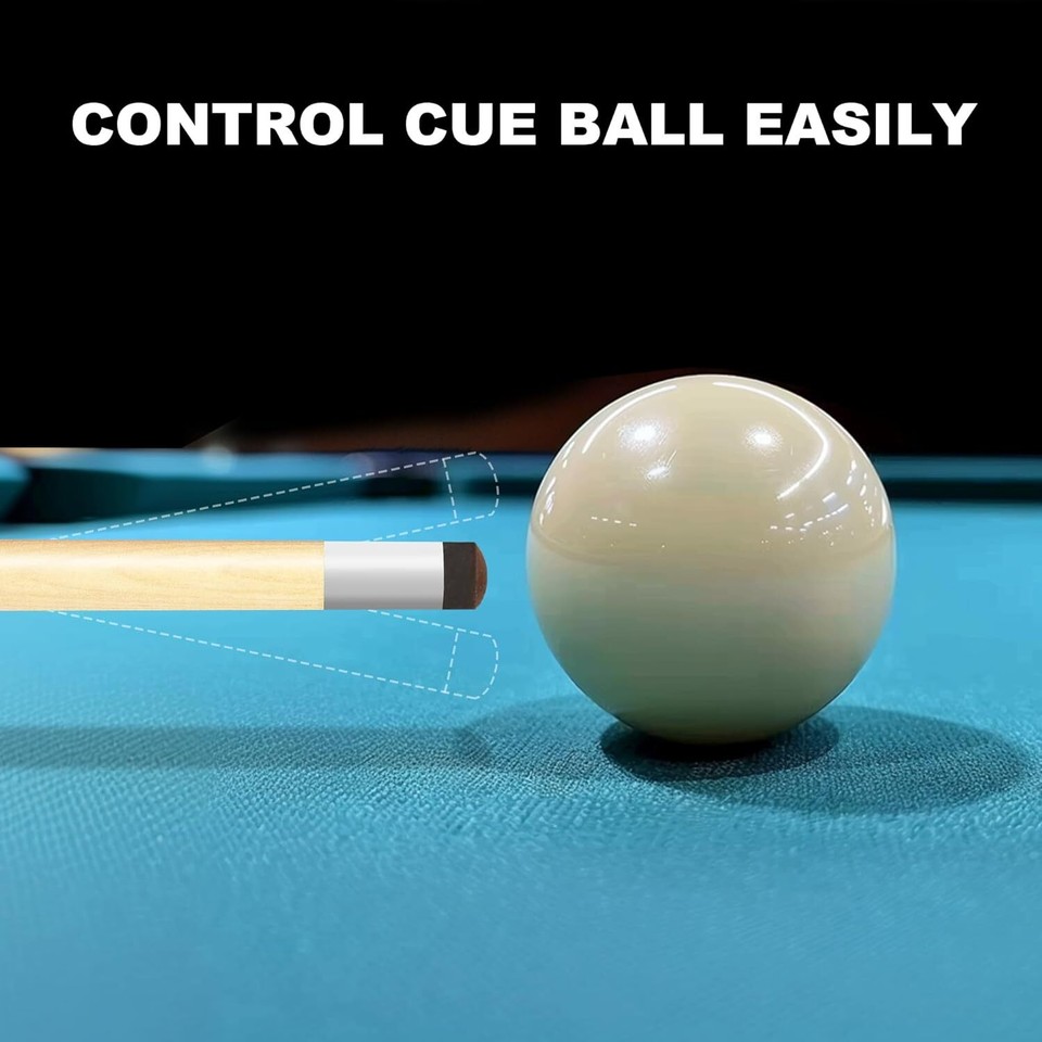 Pool Cues 58 inch Pool Cue Stick Fiber Leather tip 4-Colors for ...