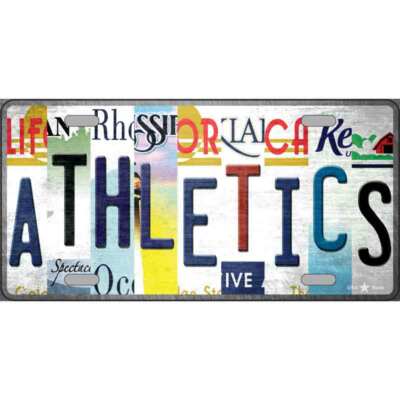 A's Strip Art Novelty Metal License Plate Tag Tag LP-13201 | eBay