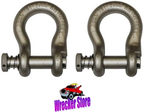 (2), 1", 12.5 Ton WLL, Twist Lock, High Capacity Shackle Chain Lifting ...