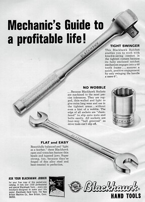 1967 Blackhawk Tools Wrench Ratchet Socket Original Print Ad | eBay
