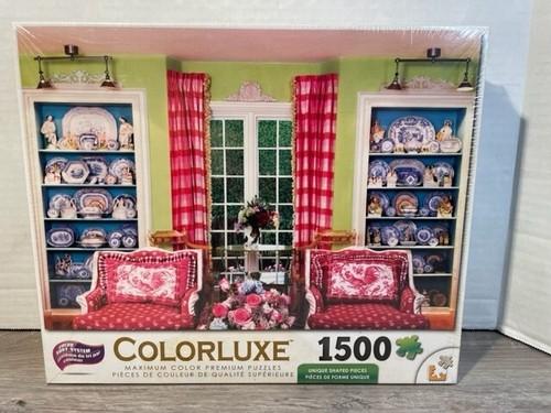 Colorluxe 1500 Piece Puzzle Vintage Living Room New Sealed | eBay