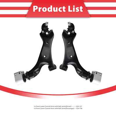 2Pcs Front Lower Control Arm Ball Joint For Chevy Equinox 2010-2017 GMC ...