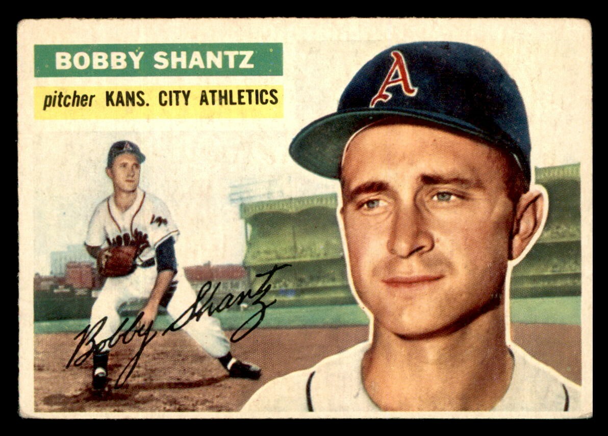 1956 Topps Baseball #261 Bobby Shantz VG *e1 | eBay