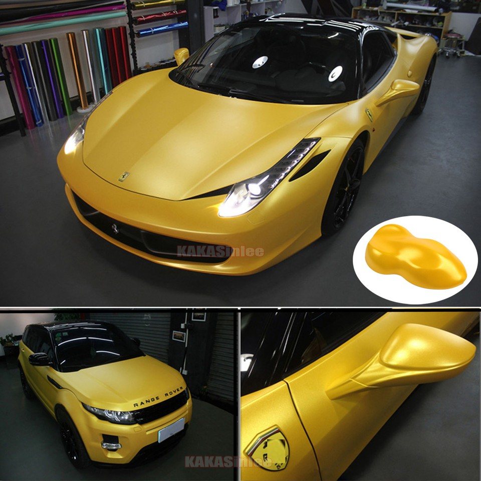 Flexible Pearl Metal Car Wrap Sticker Glitter Satin Chrome Vinyl Decal ...