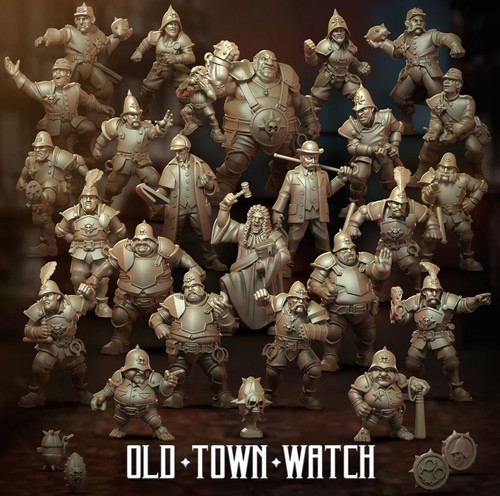 Old town Watch | Official Human | Fantasy Footy | Punga Miniatures ...