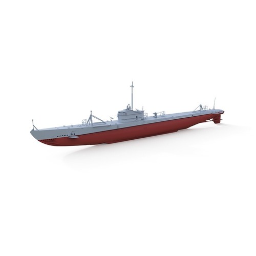 1/72 USN Cachalot Class Submarine Full Hull Military Model Kit ...