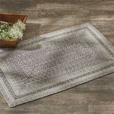 Hartwick Braided Area Rug, Rectangle 4'x 6' By Park Designs. Dark ...