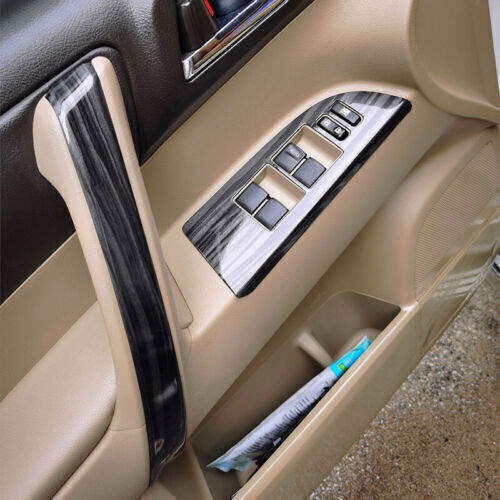 For Toyota Highlander 2008-2013 Interior Door Panel Black Wood Grain ...