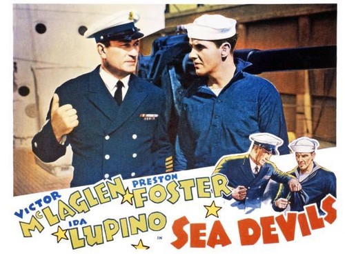 Sea Devils US lobby card Victor McLaglen Preston Foster 1937 Old Movie Photo | eBay