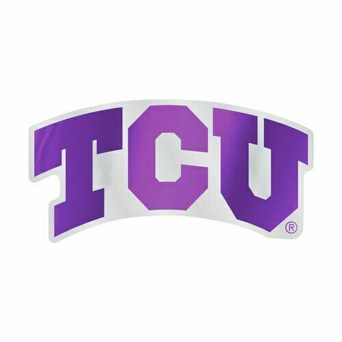 TCU HORNED FROGS AUTO BADGE CAR DECAL EMBLEM 3"X5" NCAA LICENSED USA ...