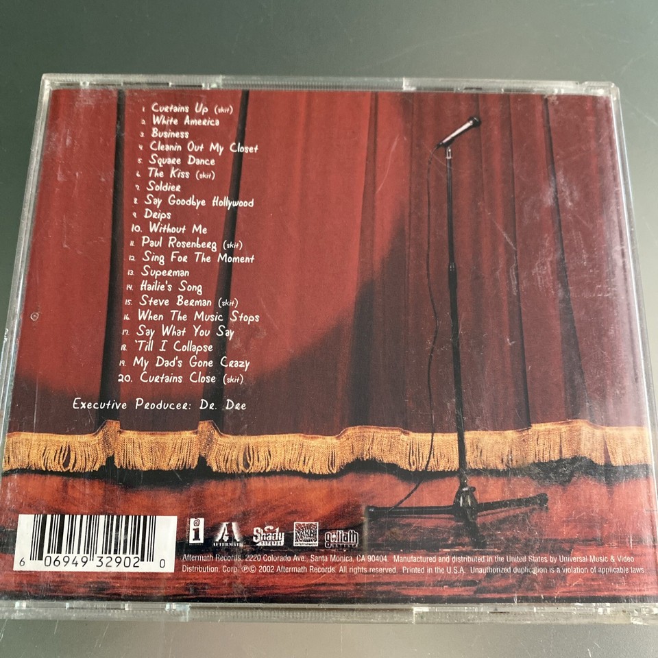 Eminem 4 LOT: Without Me & Smack That IMPORTS, Eminem Show & 8 Mile DVD ...