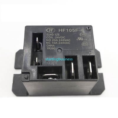 2pcs HF105F-4-024D-1ZS 20A 240VAC 24VDC For HongFa Power Relay 5 Pins ...