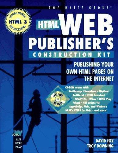 HTML Web Publisher Construction Kit by Fox, David; Fox 9781571690180| eBay
