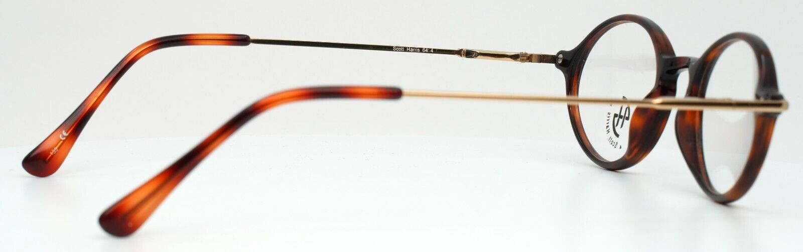 Vintage SCOTT HARRIS 64 4 Tortoise Unisex Kids Round Eyeglasses 42-20 ...