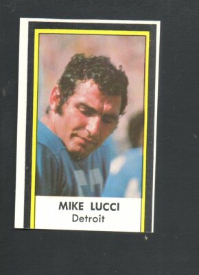 1971 Dell Football Stamp Mike Lucci-Detroit Lions Ex Stamp | eBay