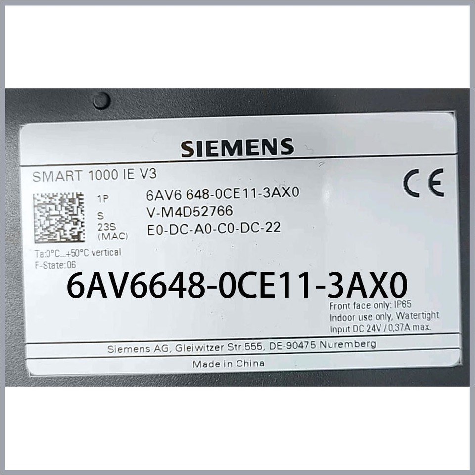 SIEMENS New human-computer interface 15-inch 6AV6648-0CE11-3AX0 Touch ...